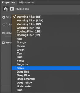 How to Make a Sepia Effect in Photoshop - Savvy little Pixel